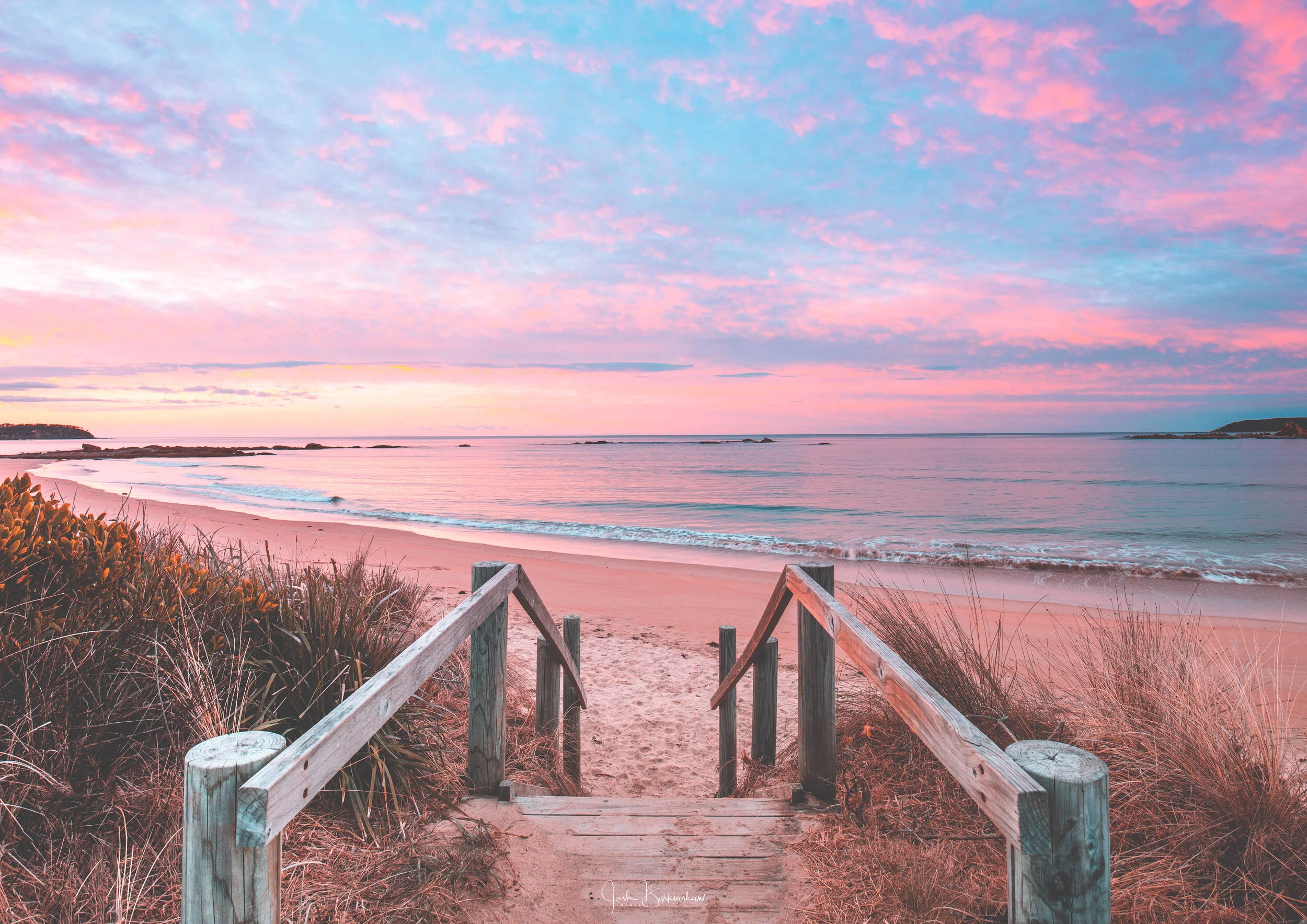 Tomakin Stairs at Sunrise — Josh Burkinshaw Images & Photography