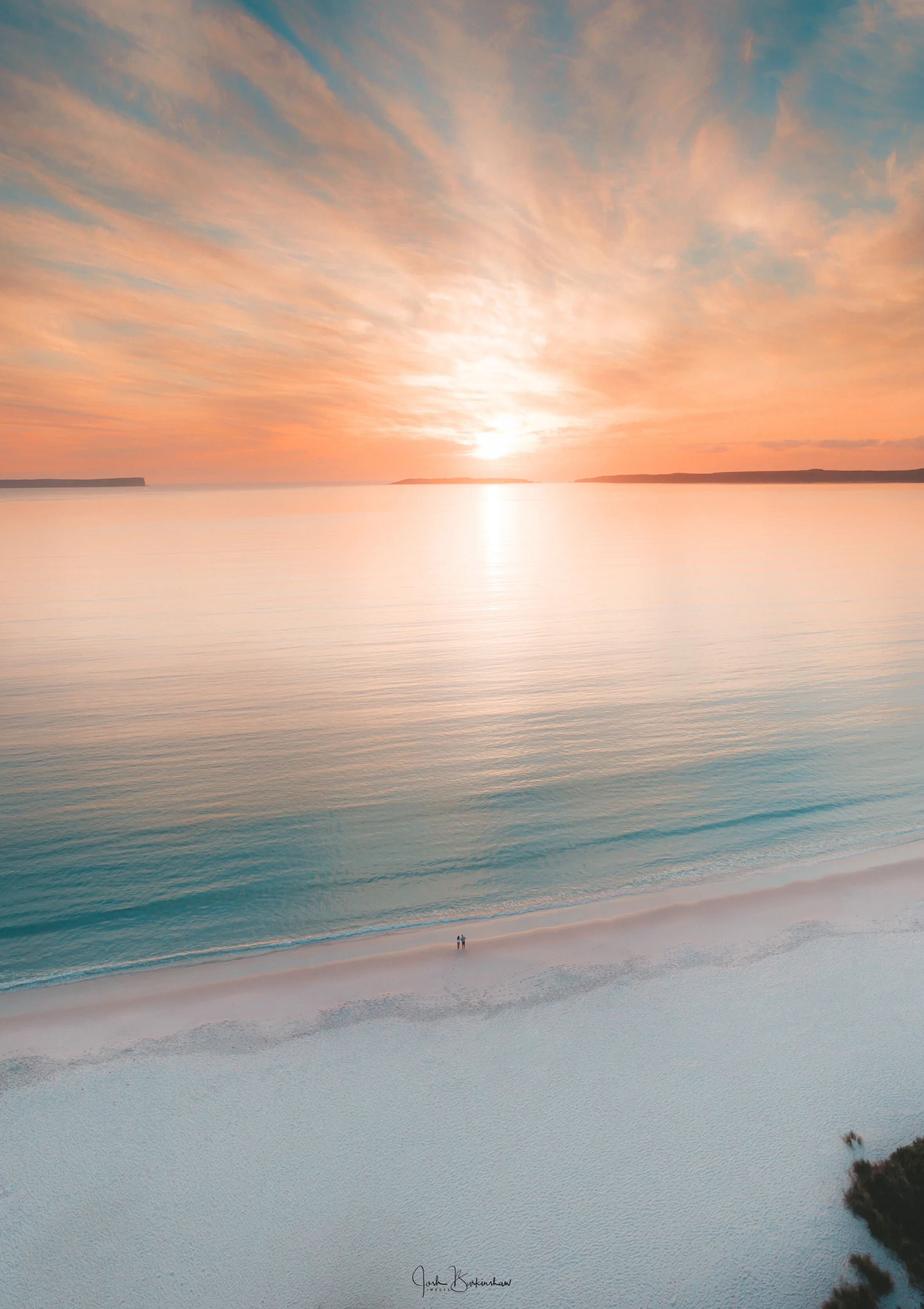Hyams Beach peachy Sunrise — Josh Burkinshaw Images & Photography