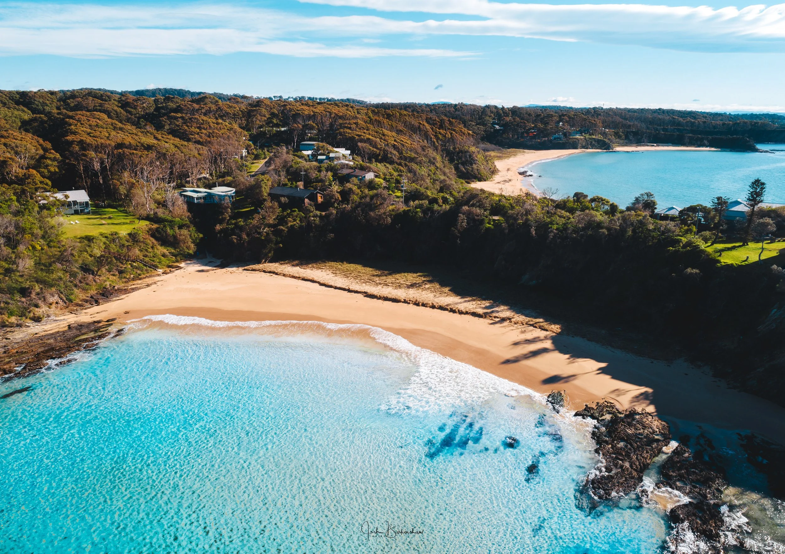 The Blue waters of Nun's Beach in Landscape — Josh Burkinshaw Images ...