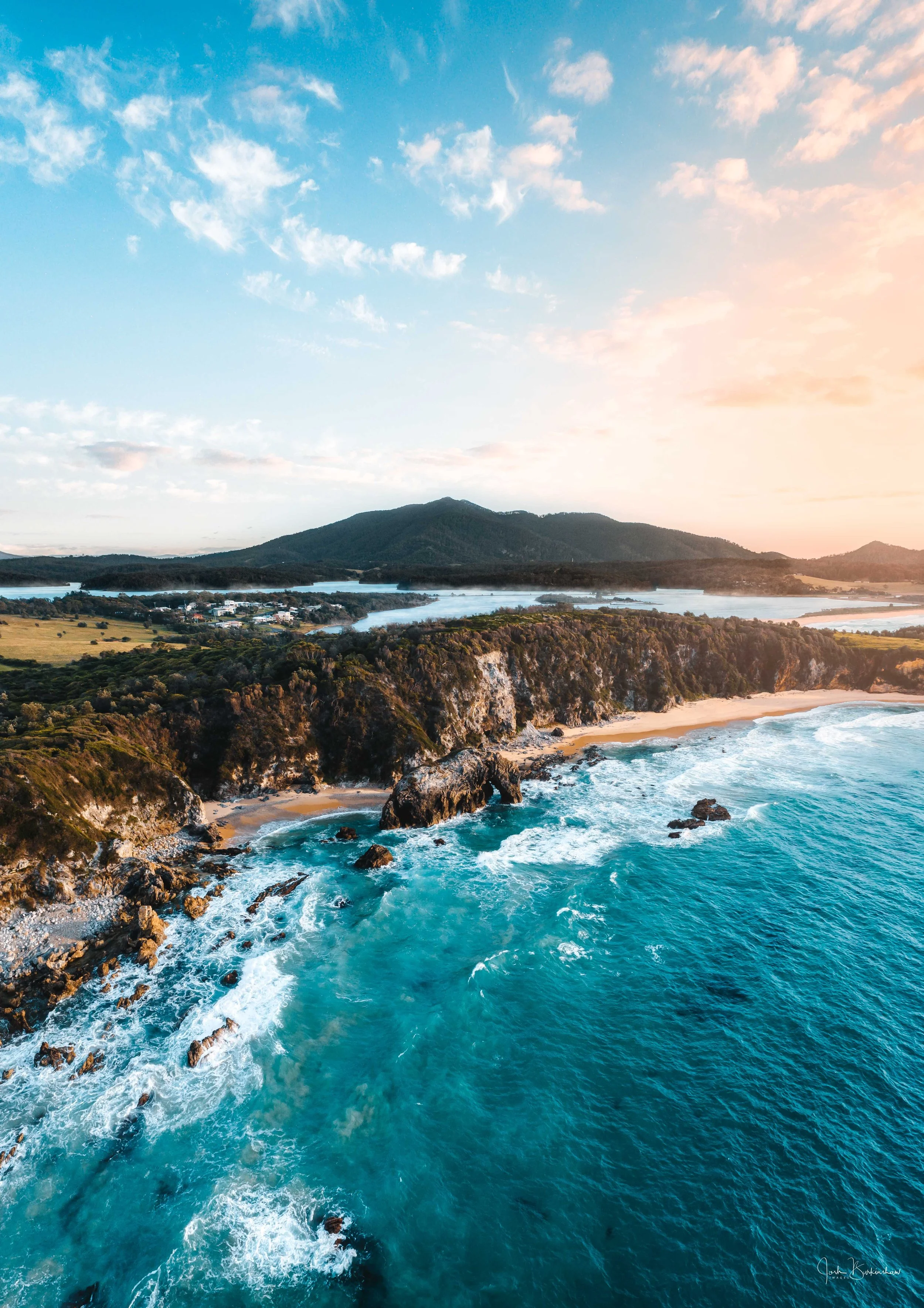 Horse Head Rock from above - Portrait — Josh Burkinshaw Images ...