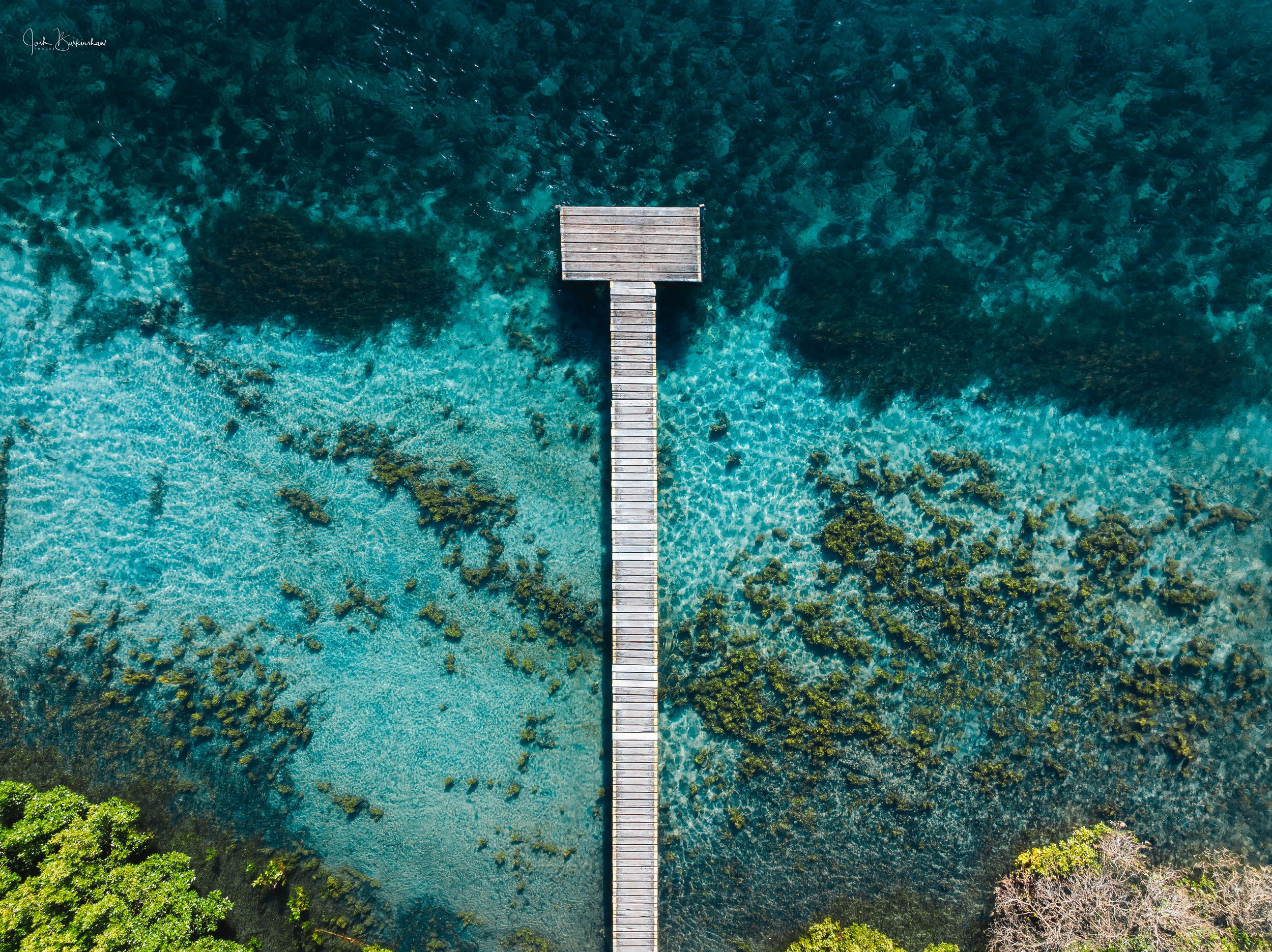 Mossy Point Public Wharf from above. — Josh Burkinshaw Images & Photography