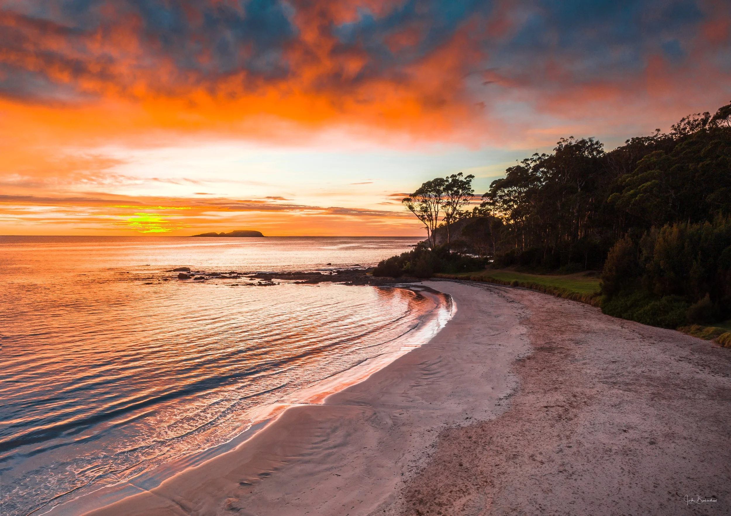 Wimbie Beach winter Sunrise - Landscape — Josh Burkinshaw Images ...
