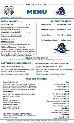 RESTAURANT — Dowry Creek Marina