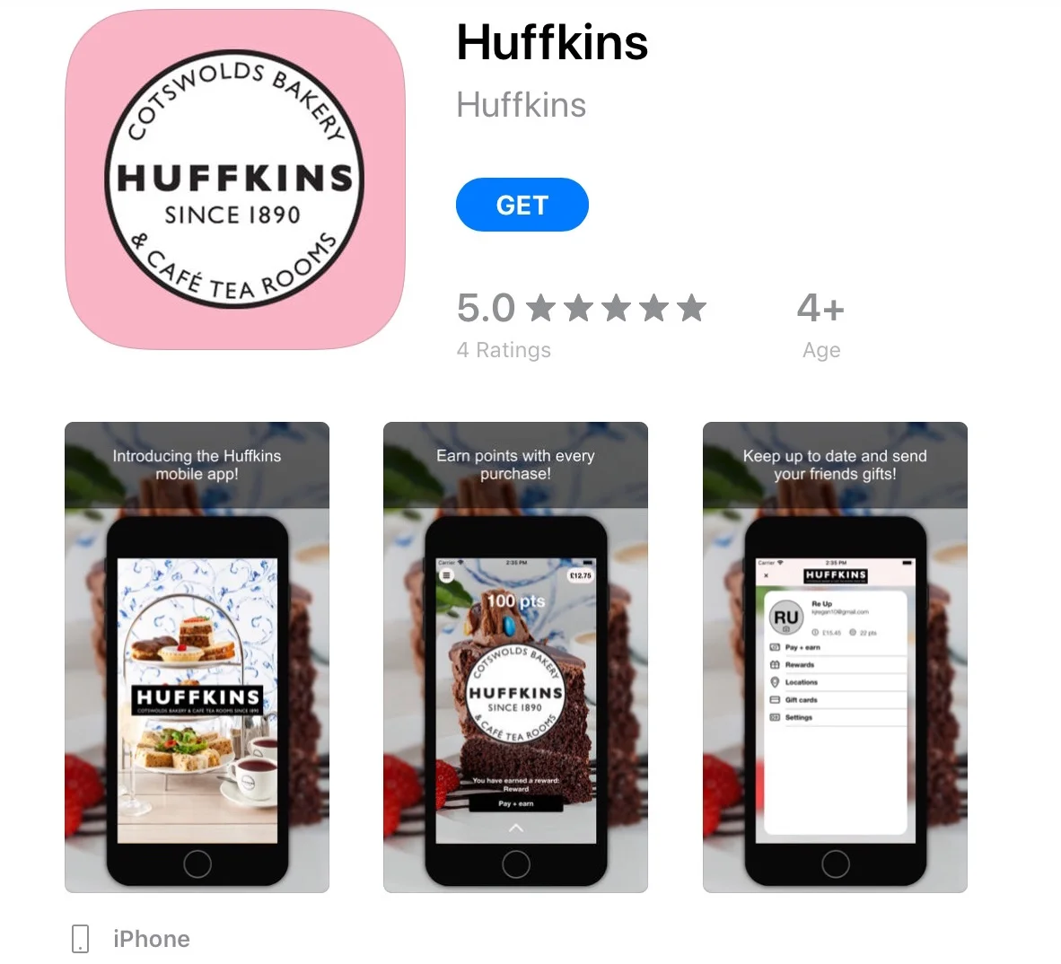 Huffkins Cotswolds Bakery & Tearooms Since 1890