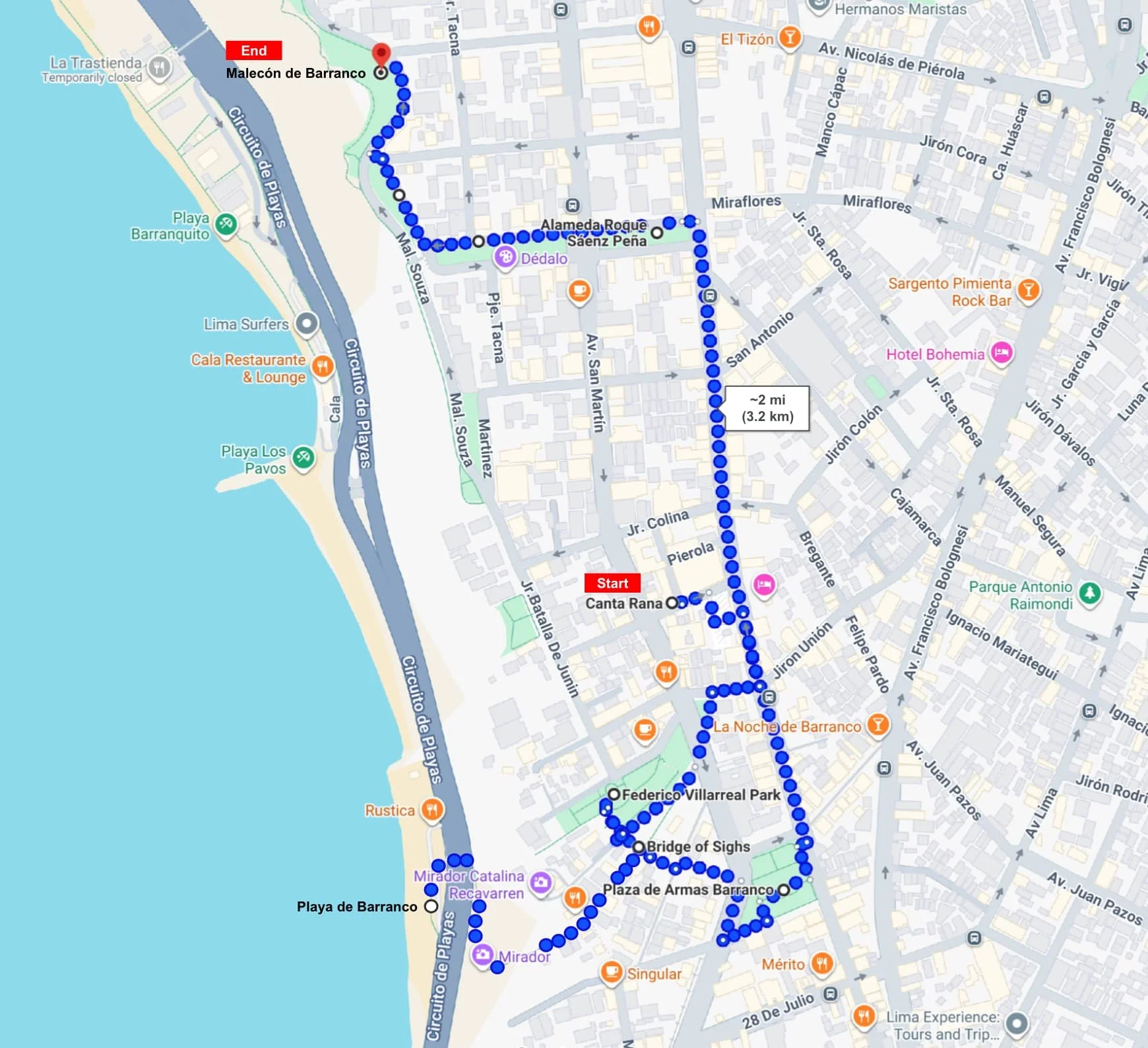 Lima’s Barranco in One Afternoon: Walking Itinerary + Map — Two Shoes ...