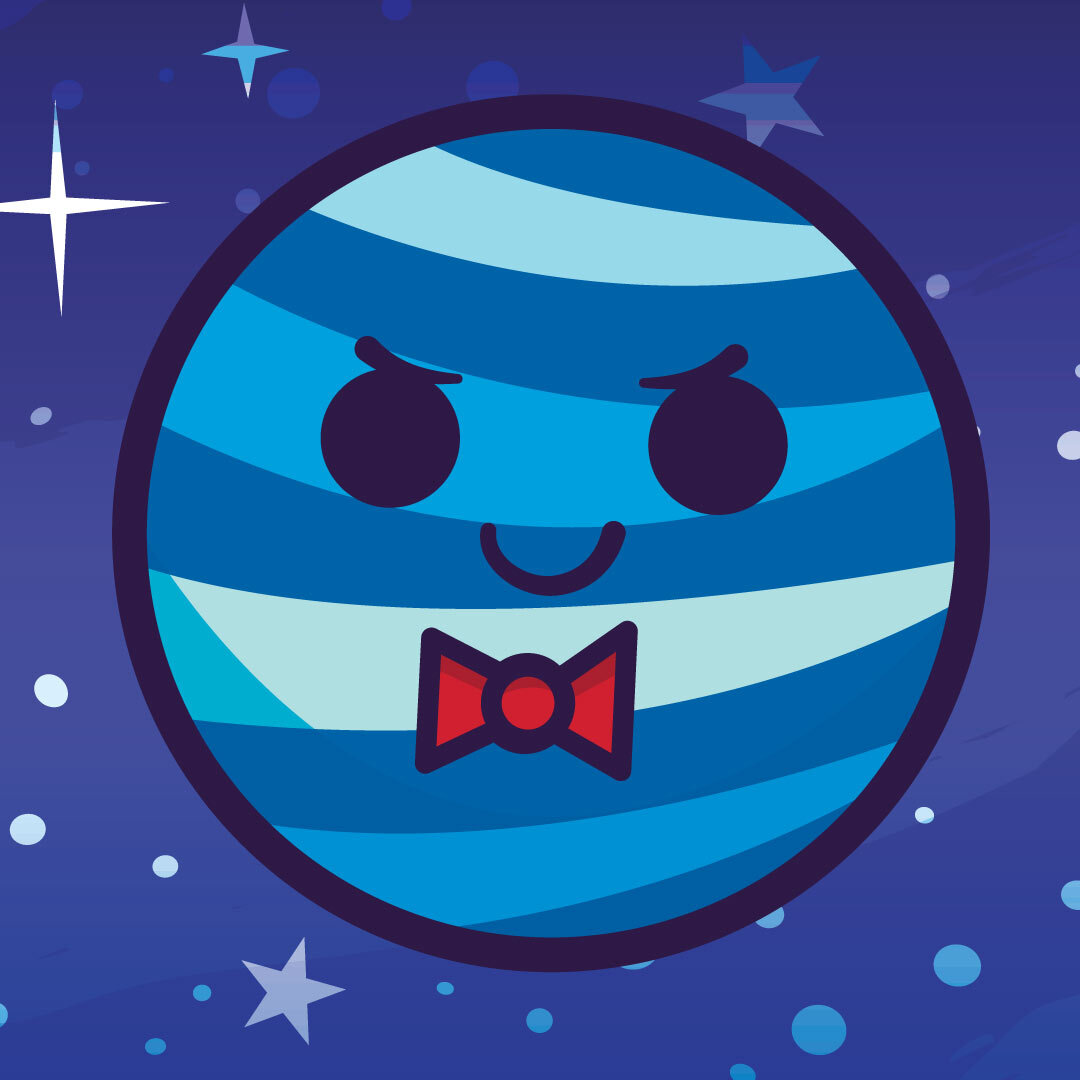 Kawaii Neptune Planet