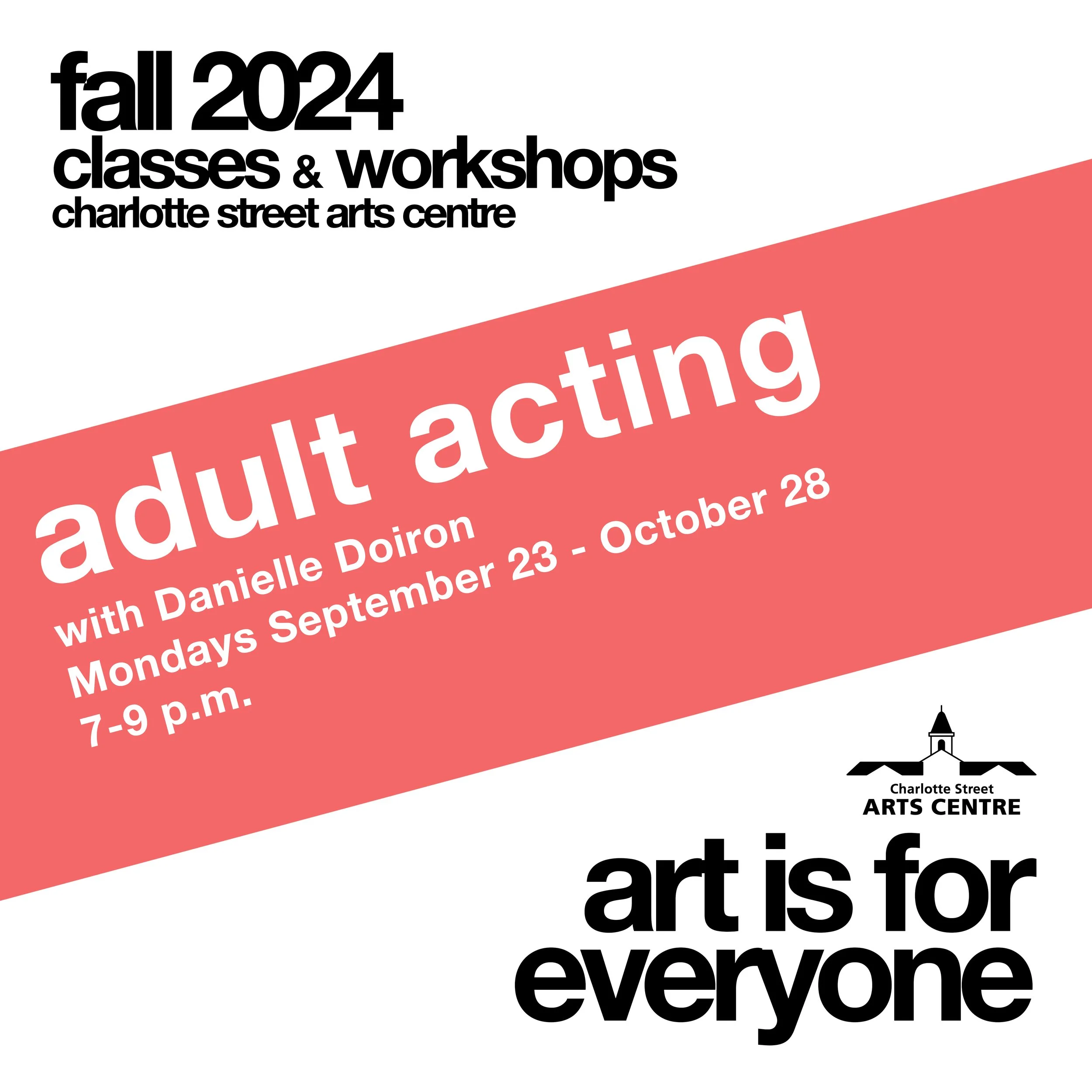 CLASSES & WORKSHOPS — Charlotte Street Arts Centre