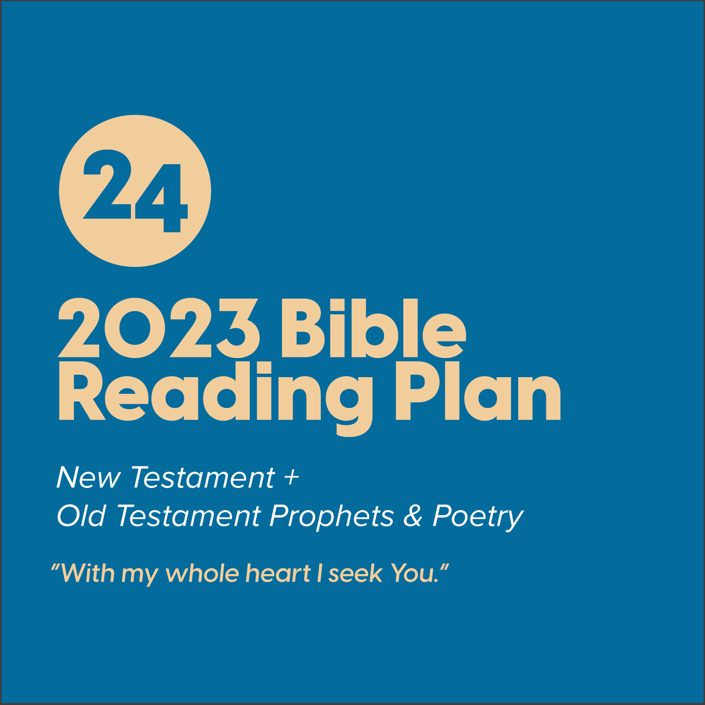 2023 Bible Reading Plan — 24 Church