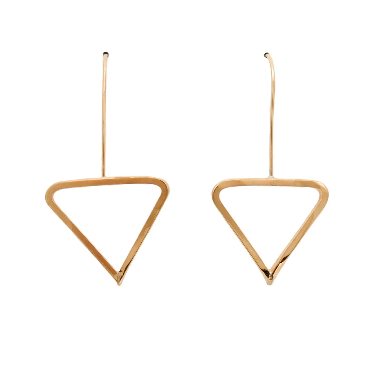 Long Triangle Earrings