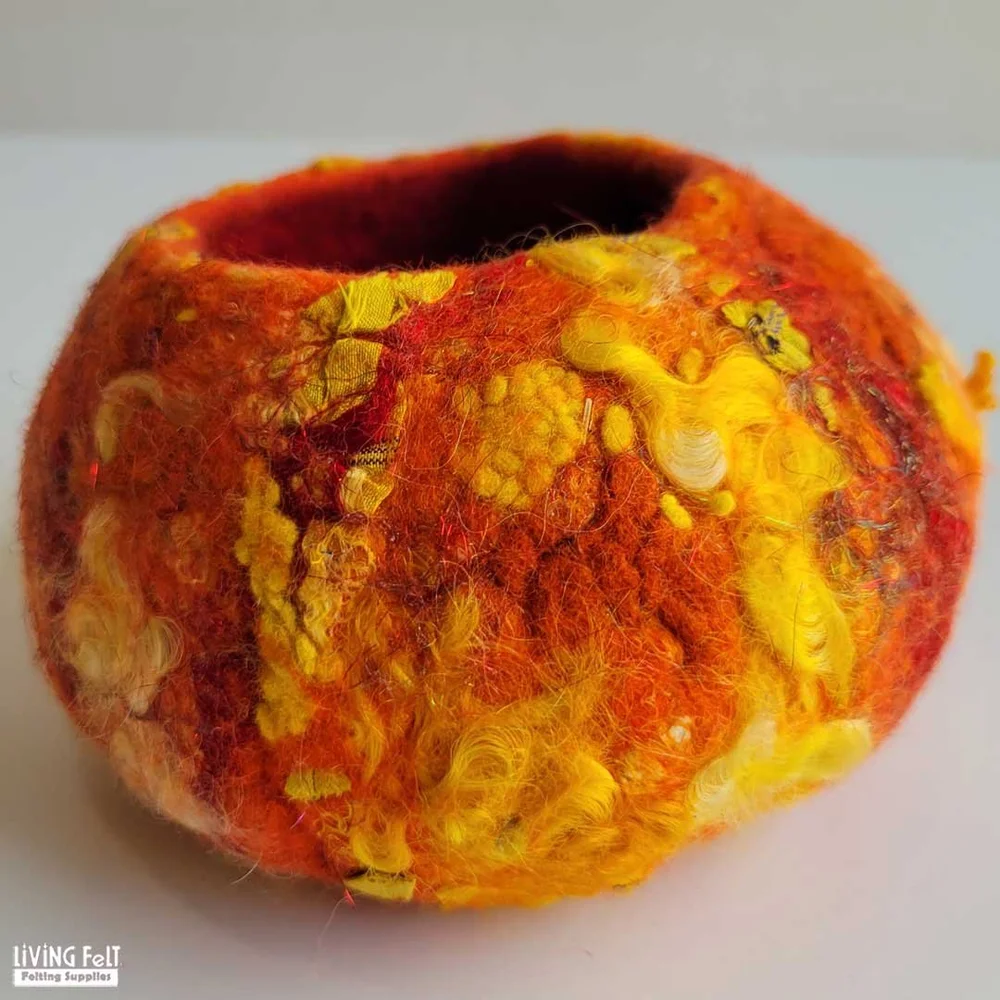 Use a Blending Board to Create Wet Felted Vessels — Blue Ridge Fiber Fest