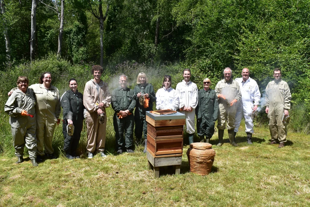 Beekeeping experience days set in a wildlife conservation woodland in ...