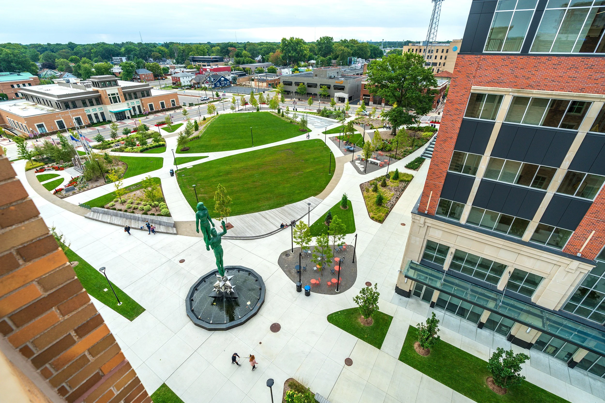 Centennial Commons Downtown Park — MKSK | Planning, Urban Design, & Landscape Architecture