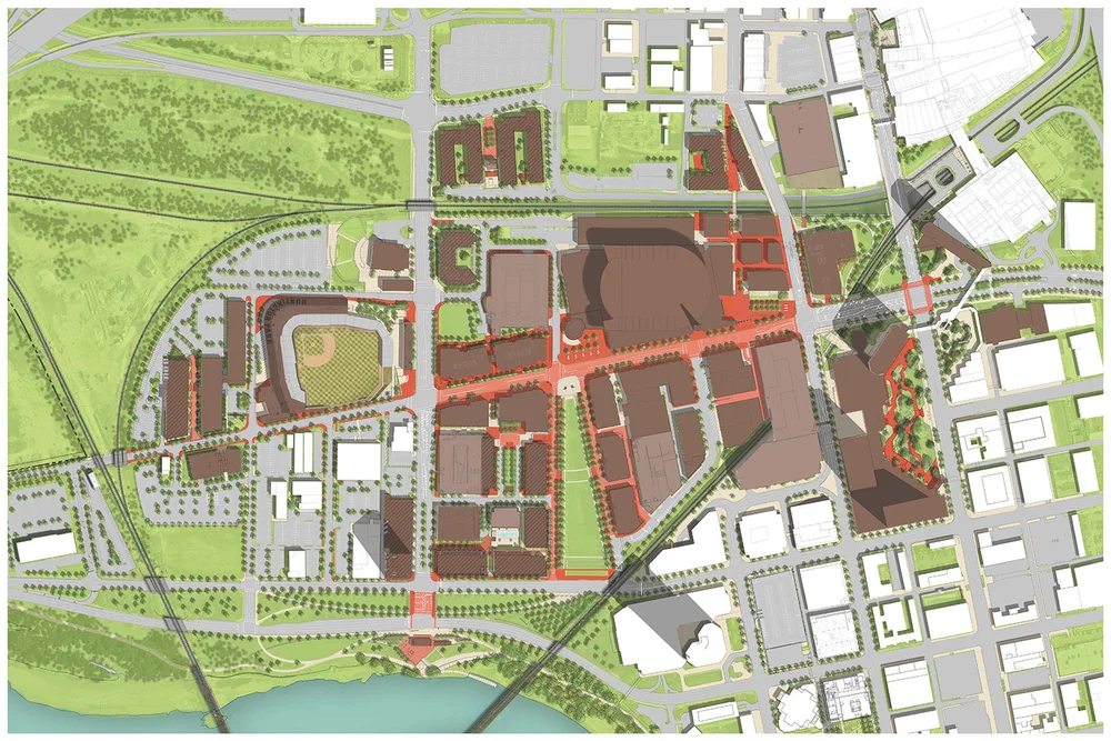 Arena District Master Plan — MKSK | Planning, Urban Design, & Landscape ...