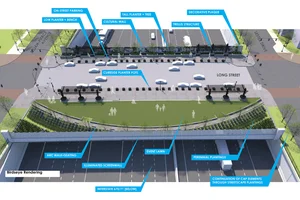Long Street Bridge and Cultural Wall — MKSK | Planning, Urban Design ...