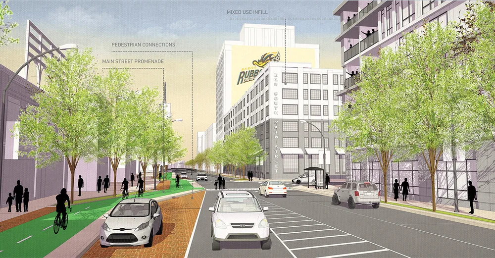Downtown Akron Vision and Redevelopment Plan — MKSK | Planning, Urban ...