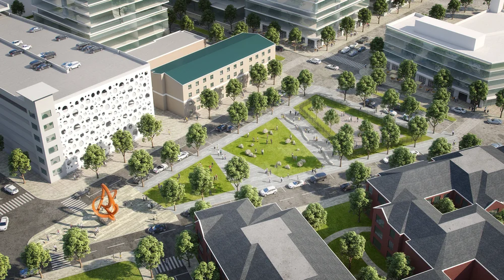 Tulsa Arena District Master Plan — MKSK | Planning, Urban Design ...
