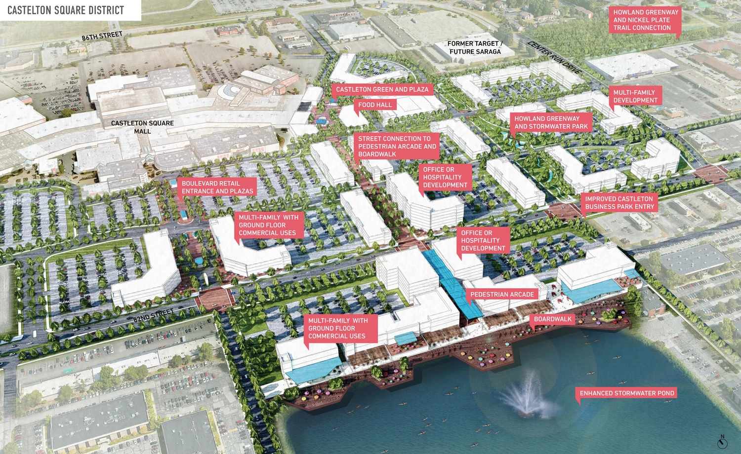 Castleton Area Revitalization Plan — MKSK | Planning, Urban Design ...