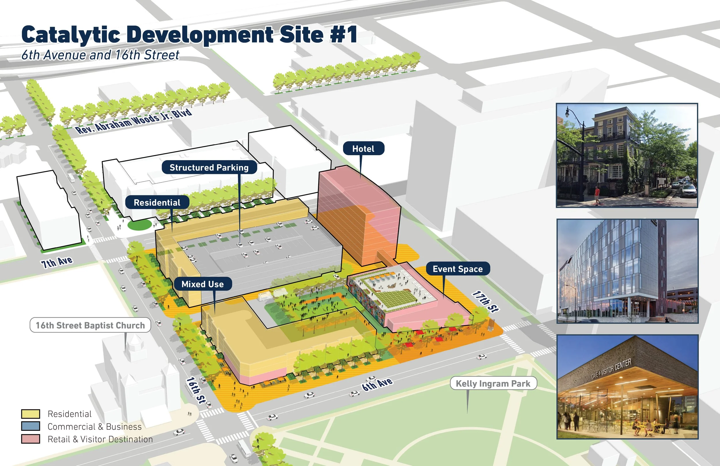 Birmingham NW Downtown Master Plan — MKSK | Planning, Urban Design, & Landscape Architecture