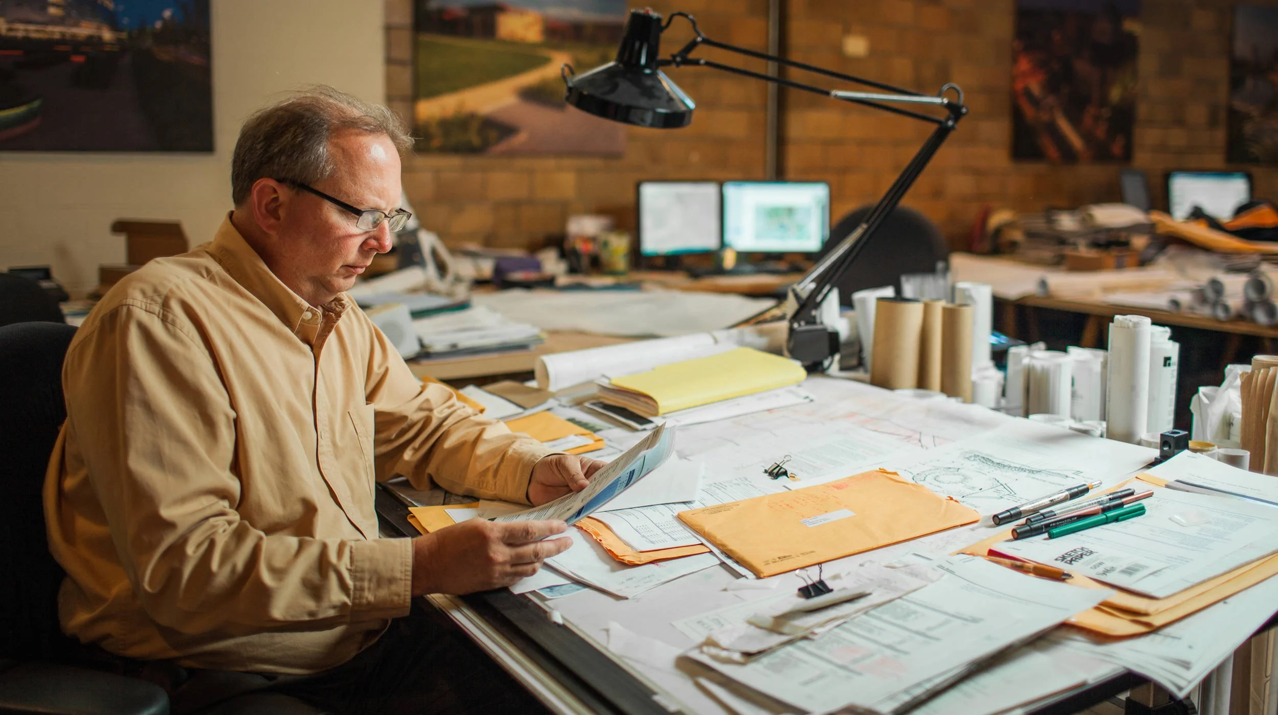 Landscape Architect At Work