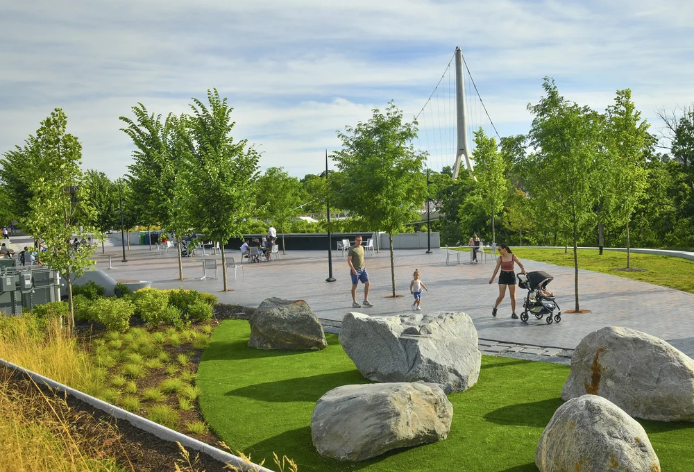 Riverside Crossing Park — MKSK | Planning, Urban Design, & Landscape ...