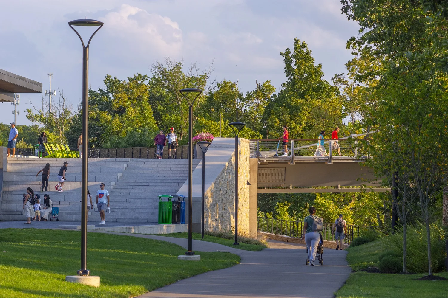 Riverside Crossing Park — MKSK | Planning, Urban Design, & Landscape ...