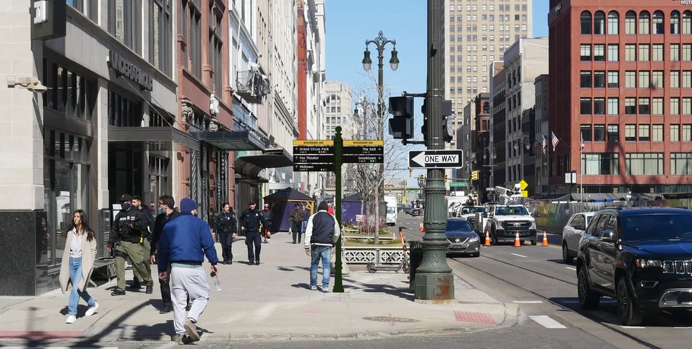 Detroit Downtown Pedestrian Wayfinding System — MKSK | Planning, Urban ...