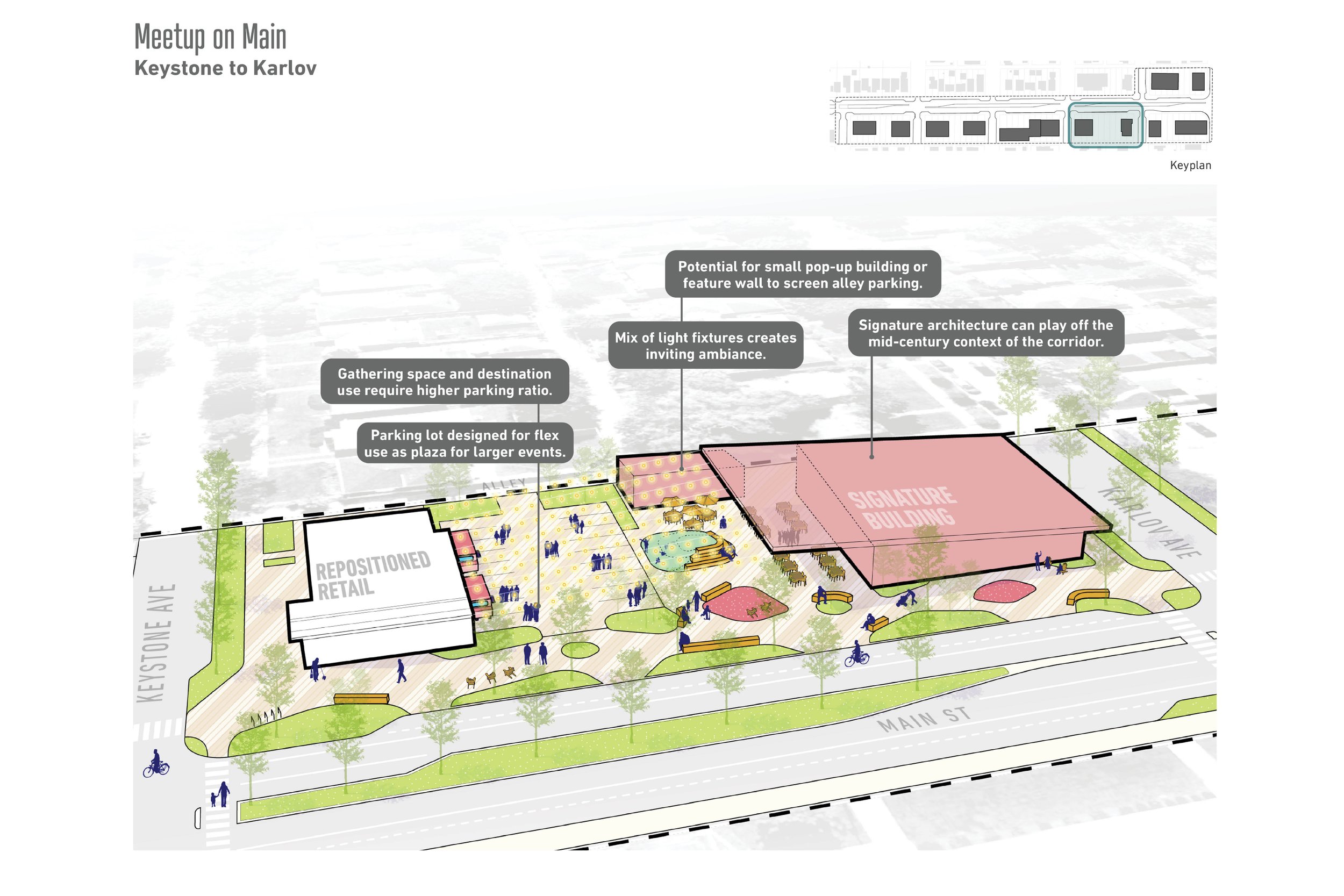 Skokie Main Street Corridor Vision — MKSK | Planning, Urban Design ...