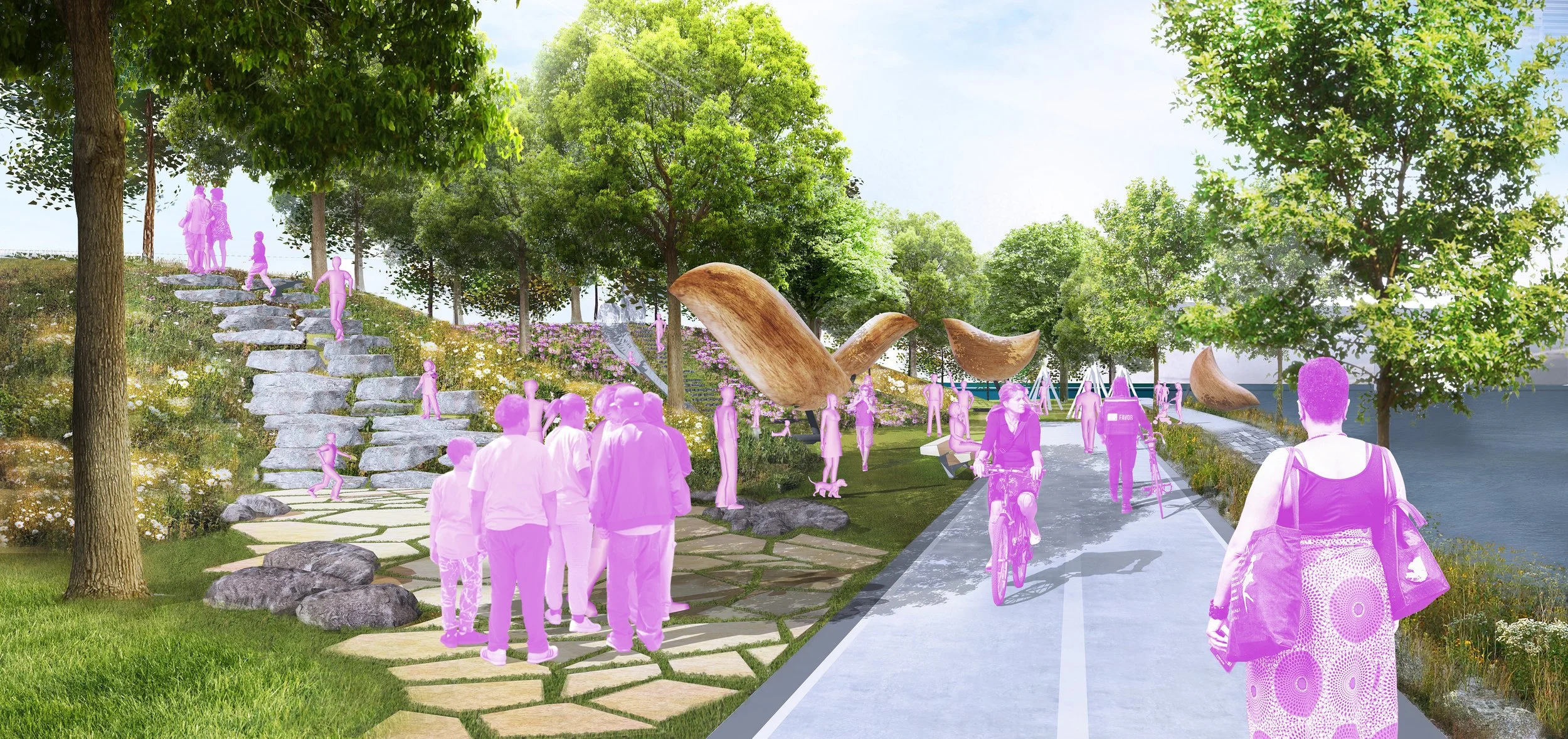 Chattanooga Riverfront District Plan — MKSK | Planning, Urban Design ...