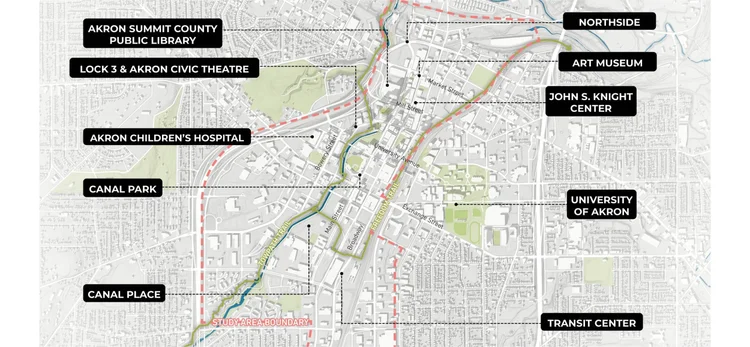 Akron Downtown Vision & Redevelopment Plan — MKSK | Planning, Urban ...