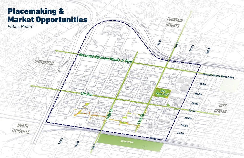 Birmingham Northwest Downtown Development Plan — MKSK | Planning, Urban ...