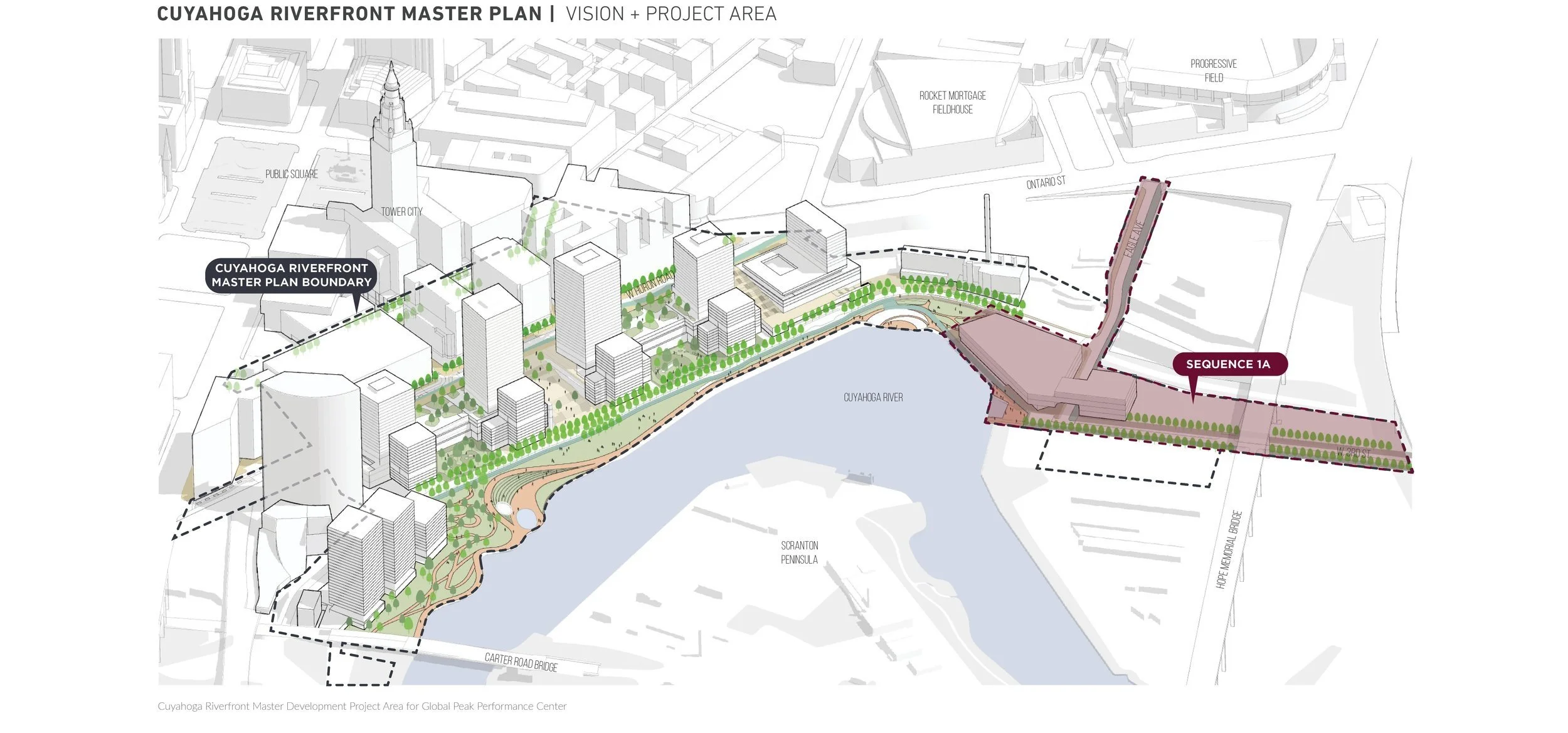 The Cleveland Cuyahoga Riverfront Master Plan Gains Momentum — MKSK ...