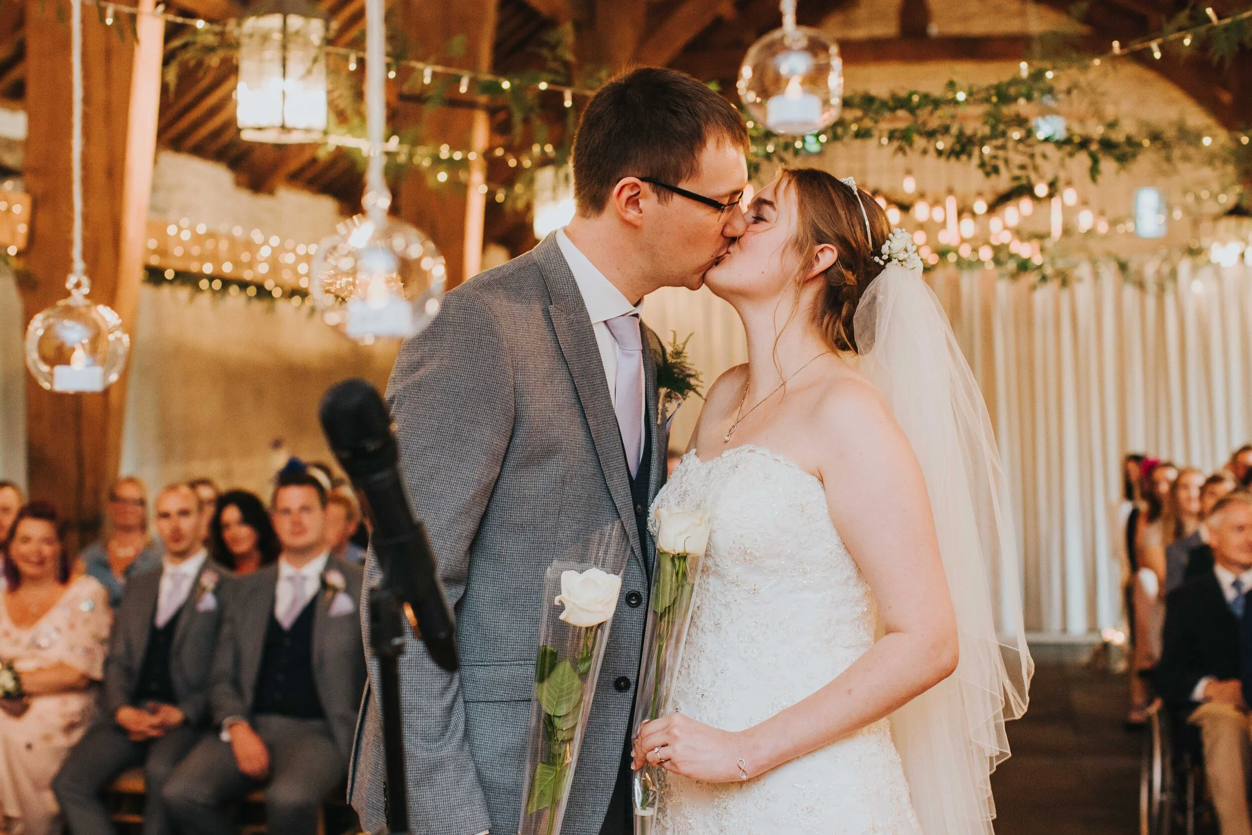 Airedale Barn at East Riddlesden Hall Wedding | Maddie Farris Photography