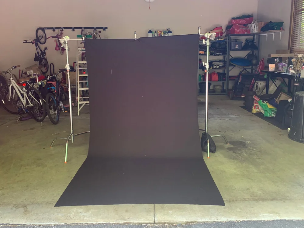 DIY Garage Photography Studio | Nicola Levine Photography