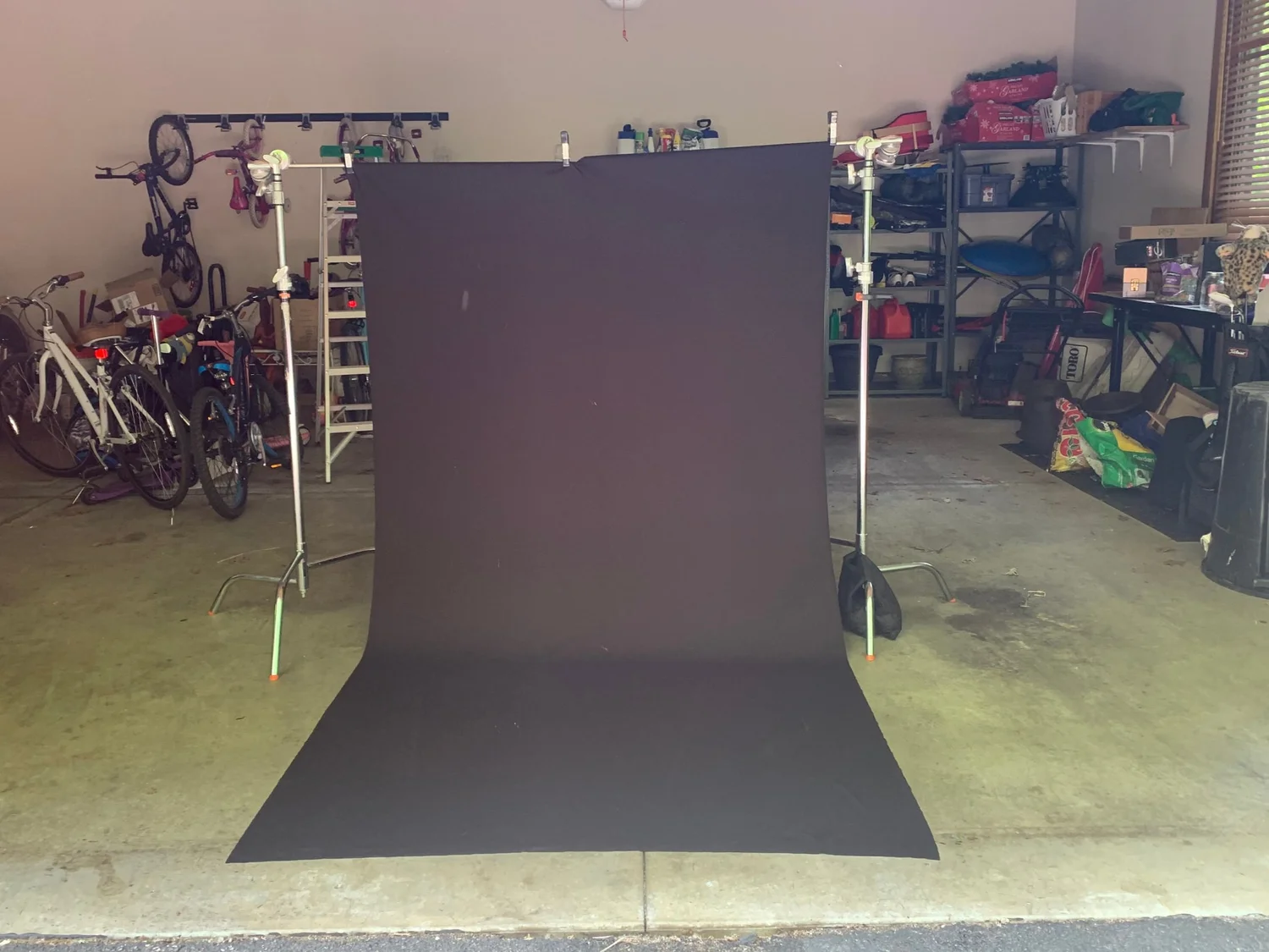 DIY Garage Photography Studio | Nicola Levine Photography