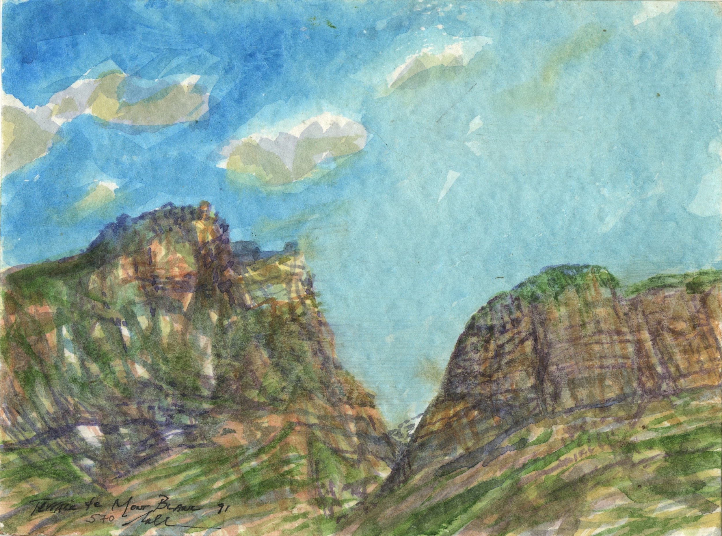 French-Italian Border — Nall the Artist