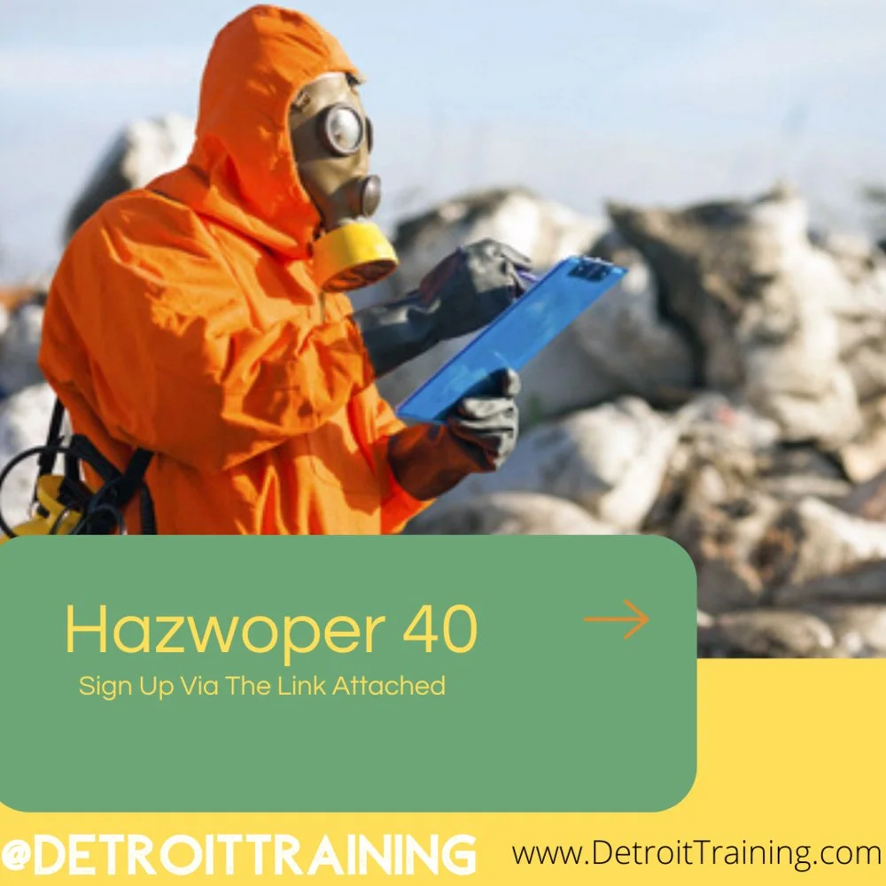 HAZWOPER 24 & 40 — Detroit Training Center