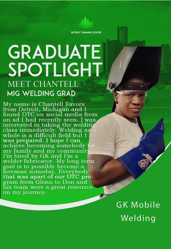Welding Production Worker — Detroit Training Center