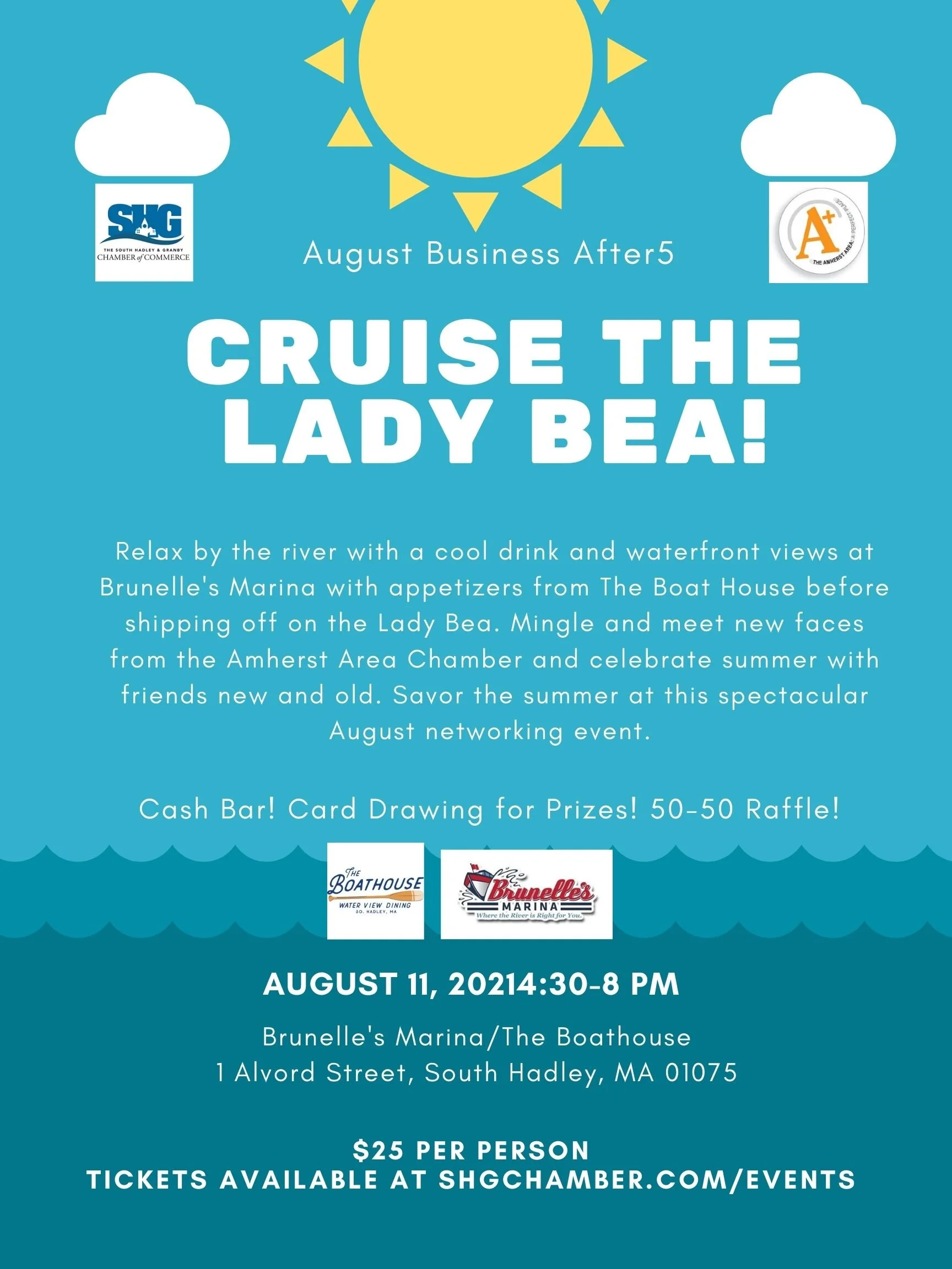 Lady Bea and Boathouse Mega Event with the Amherst Chamber — South ...