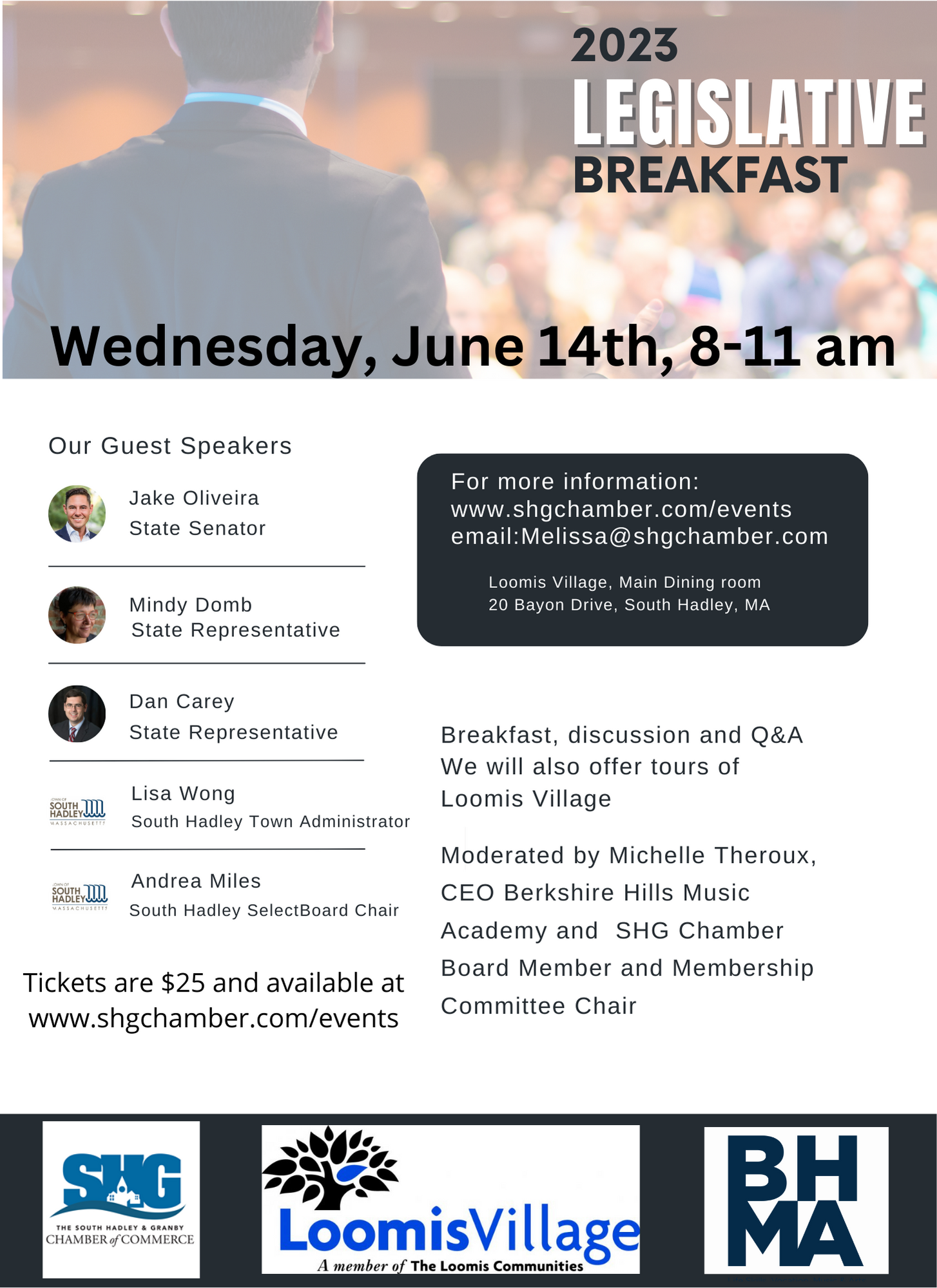 Annual Legislative Breakfast — South Hadley & Granby Chamber of Commerce