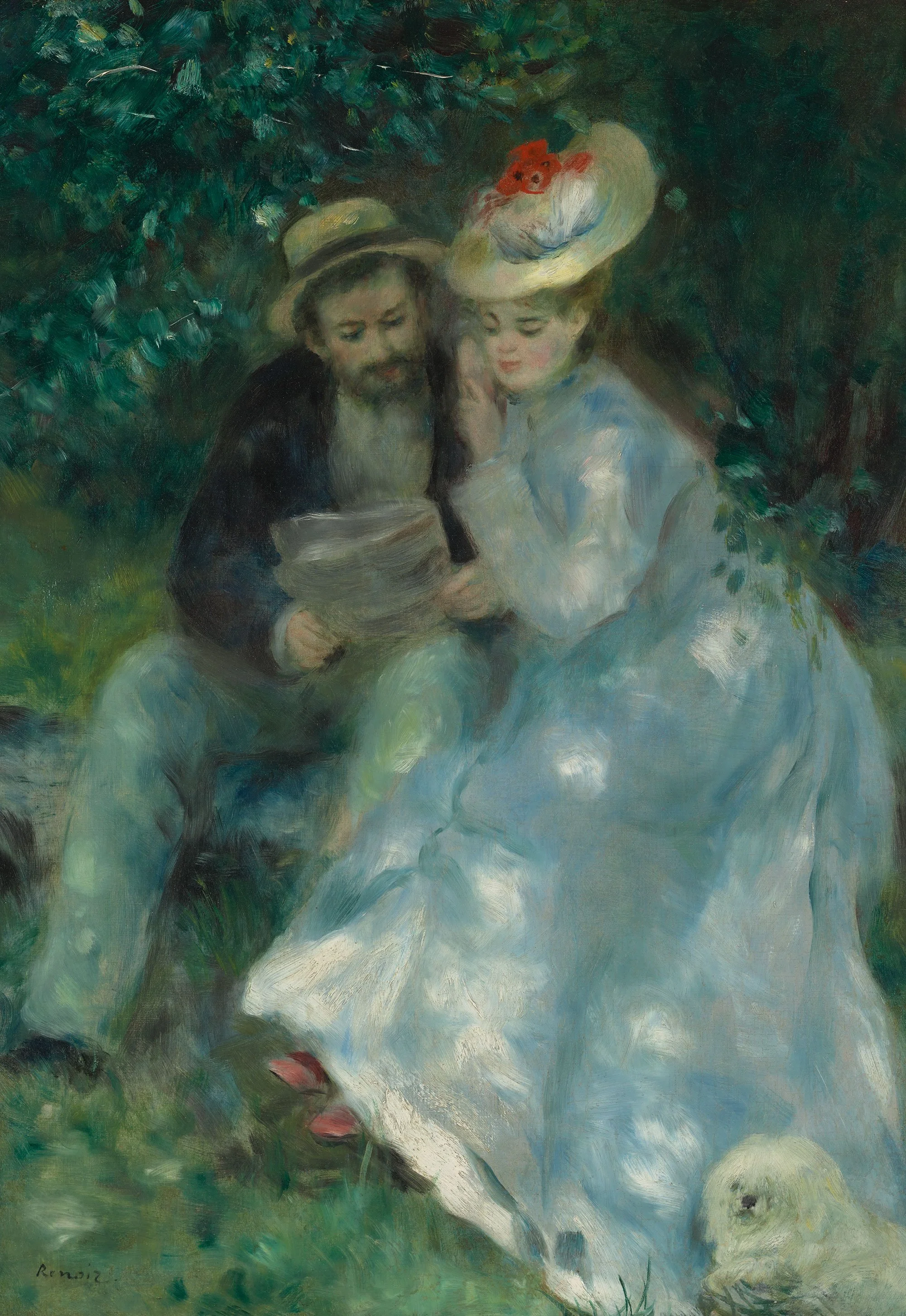 "Confidences (Secrets)," Pierre-Auguste Renoir — Portland Museum of Art