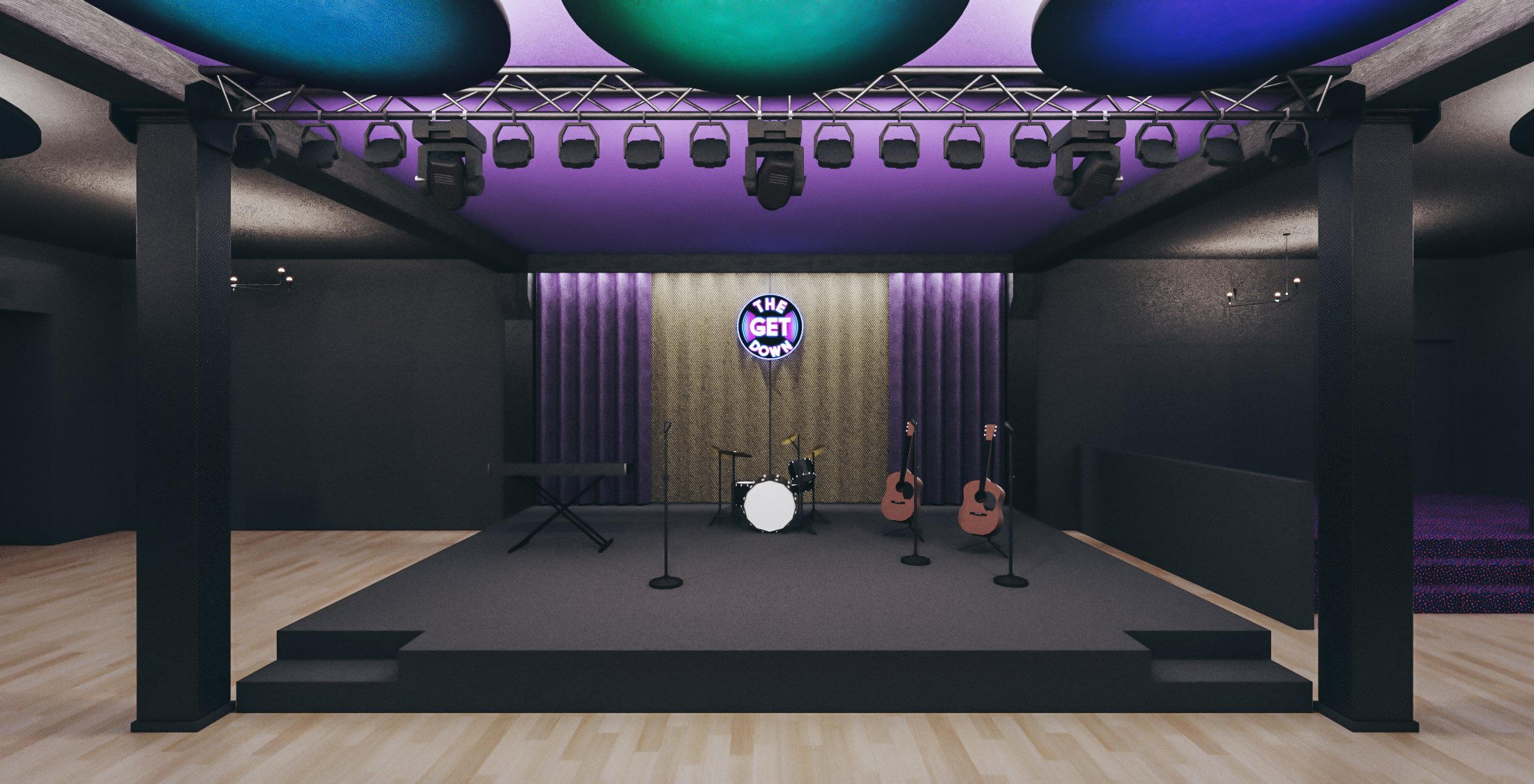 Music Venue Design Concept — STYLE GUIDE ID