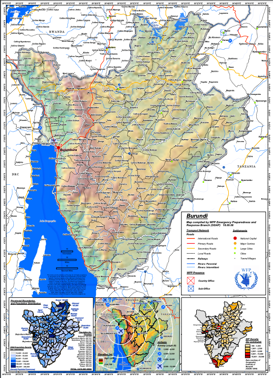 The Provinces and Collines of Burundi: Understanding Burundi — Gazelle ...
