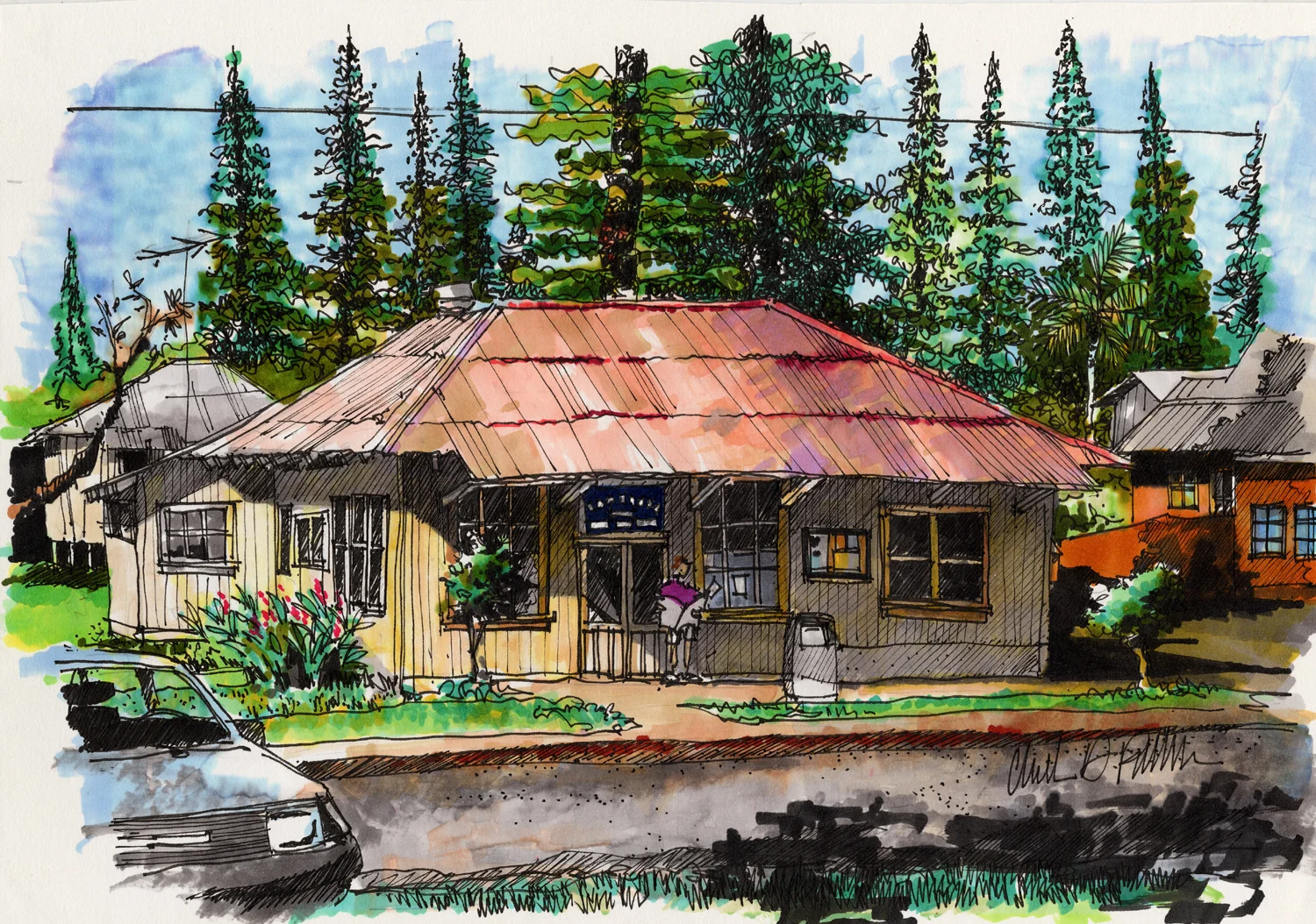 Recreational Sketching — Charles H. Palumbo Architect Inc.