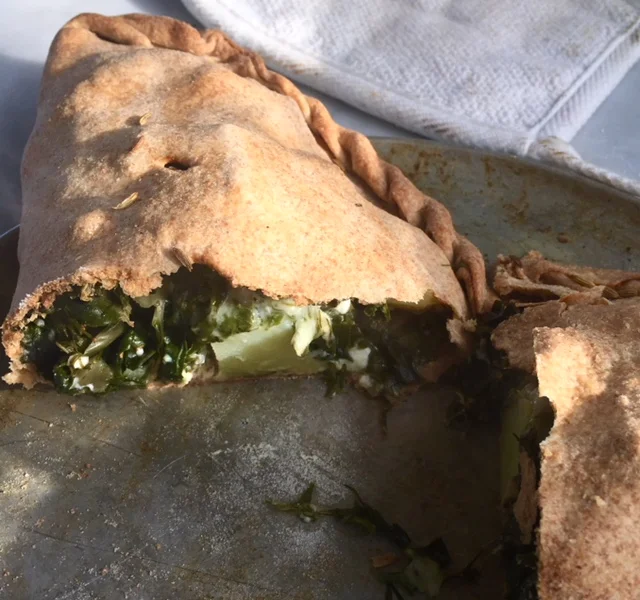 SILVERBEET, POTATO & CHEESE SPELT PARCELS — Torello Farm