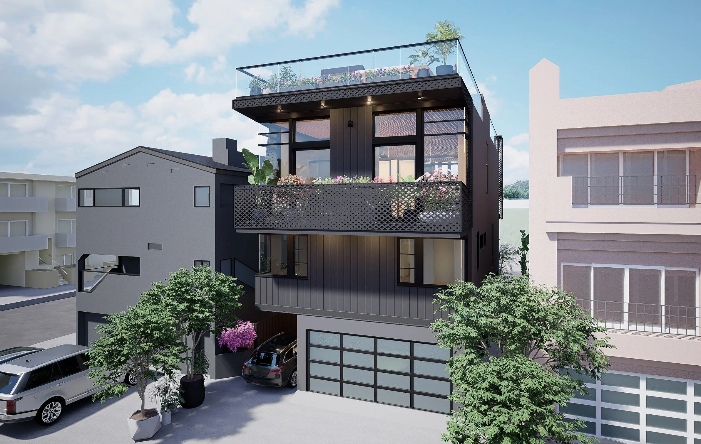 Silicon beach triplex — Stephen Phillips Architects