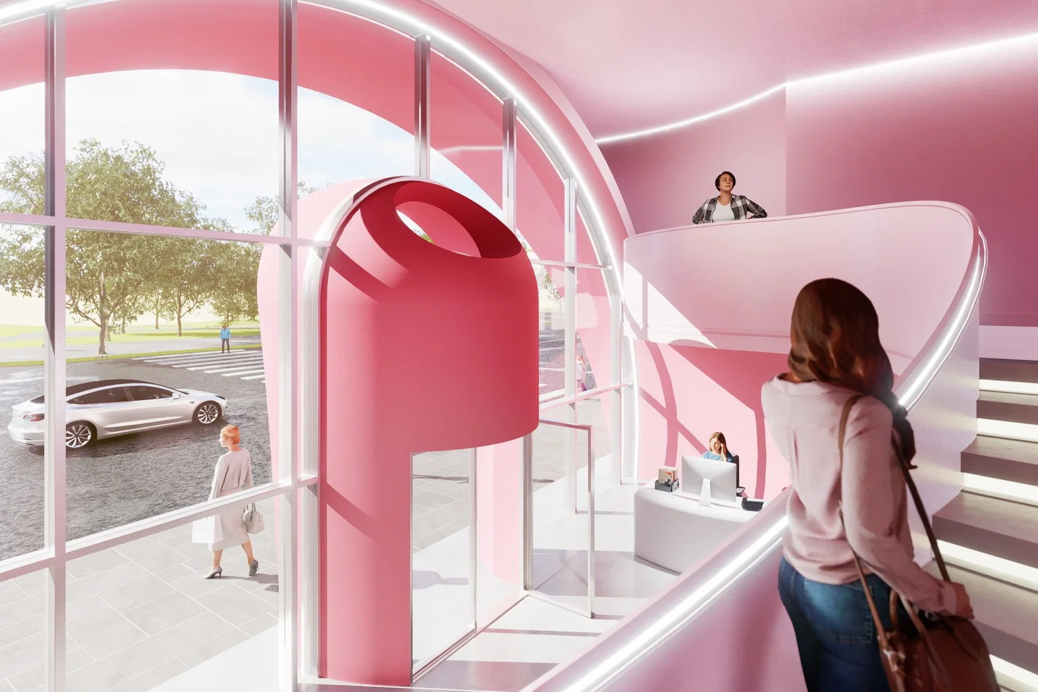 Pink POST — Stephen Phillips Architects