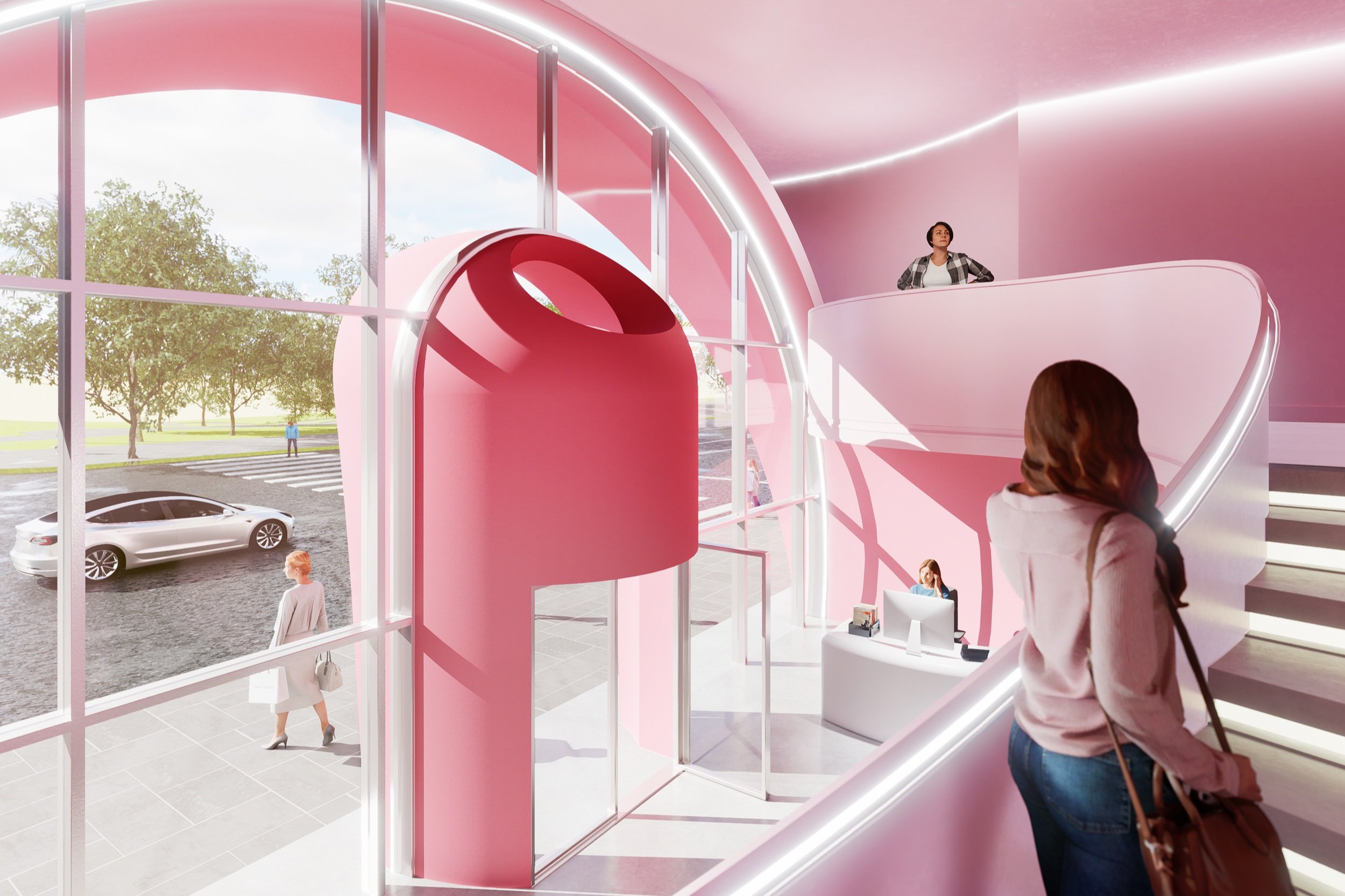 Pink POST — Stephen Phillips Architects