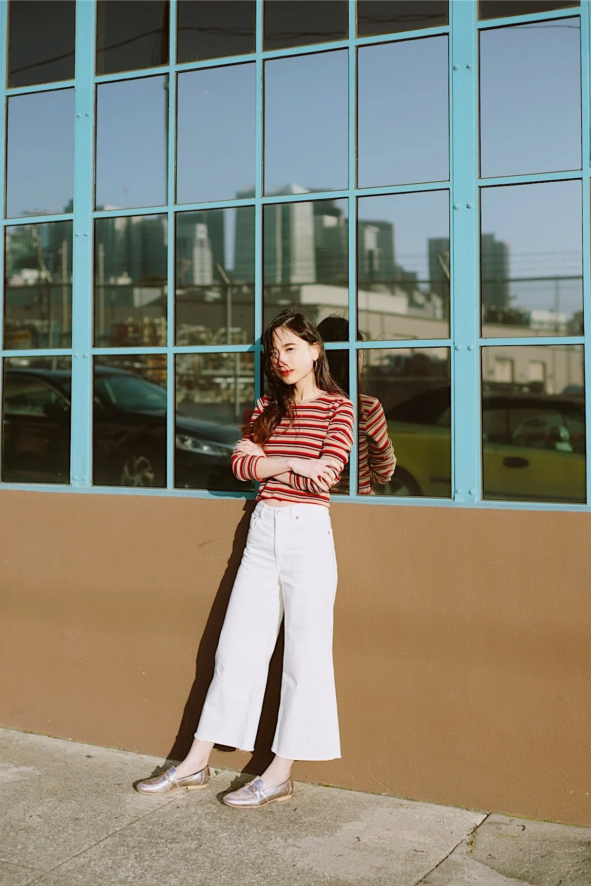 A Short Girl's Take on Oversized Denim — Cinder Block