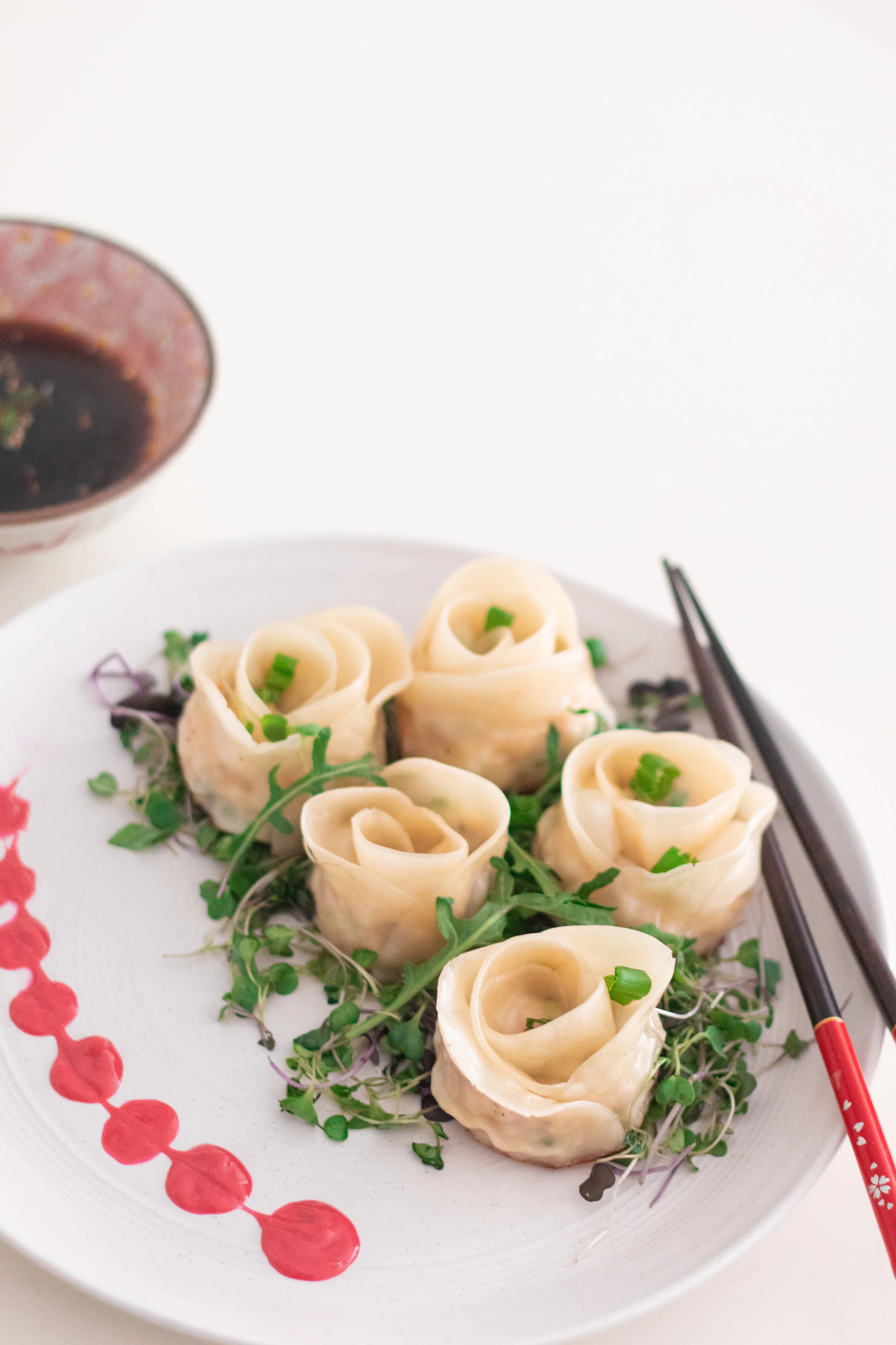 Valentine's Day Dim Sum - Rose dumplings — Cinder Block