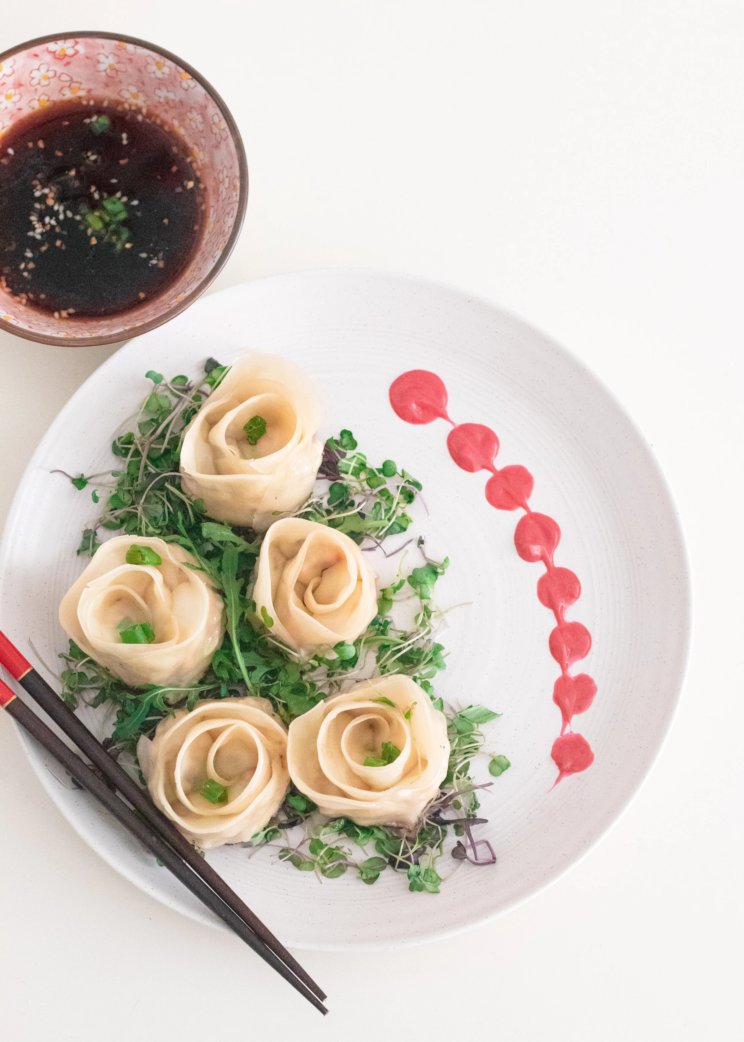 Valentine's Day Dim Sum - Rose dumplings — Cinder Block